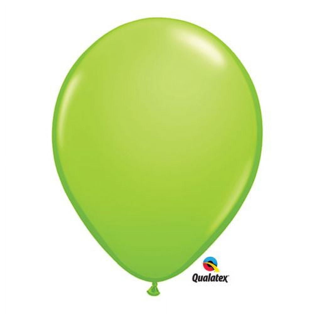 Qualatex - 11 Lime Green Latex Balloons (100ct) - Walmart.com