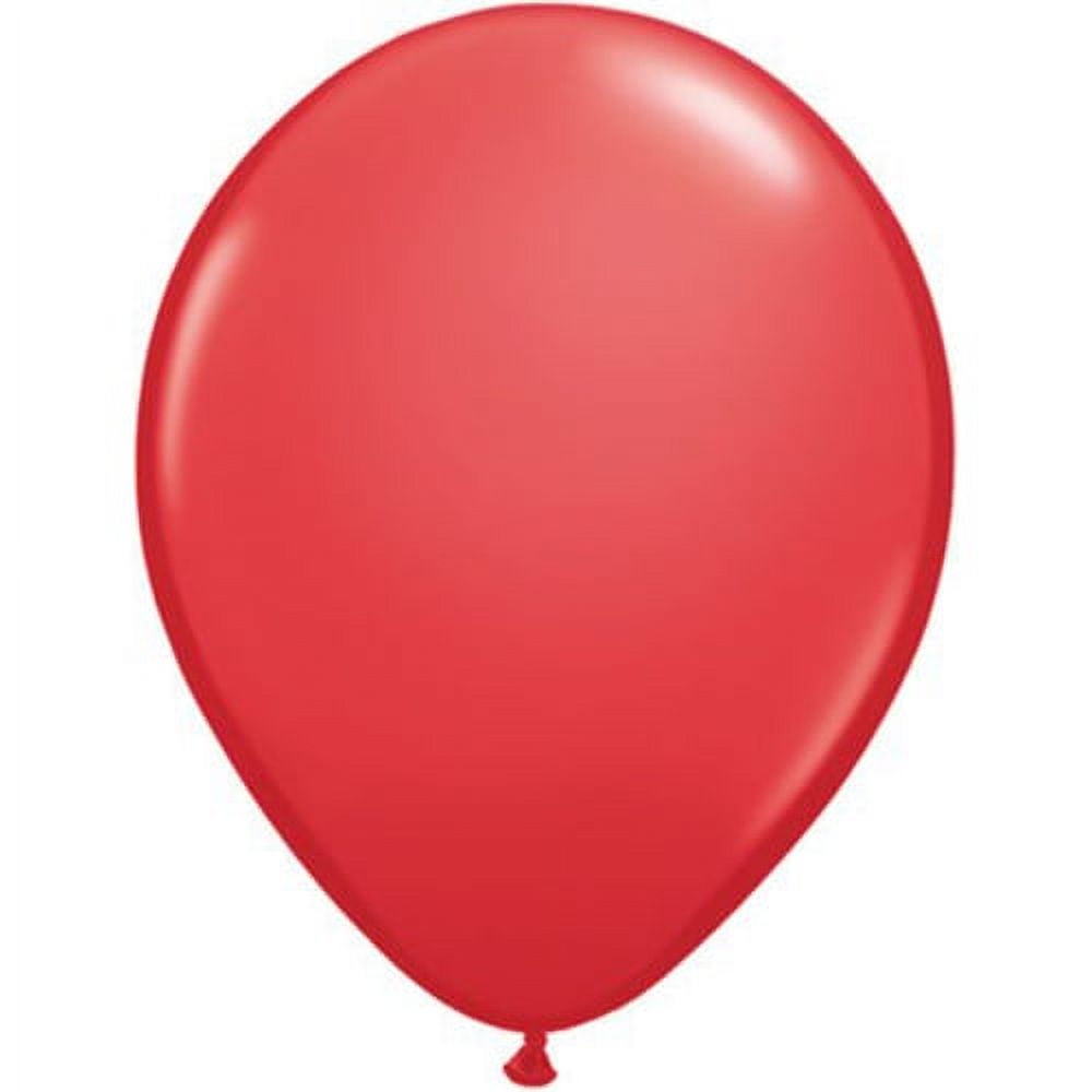 Qualatex Professional Quality 5" Air-Filled Red Latex Balloons, 100ct ...
