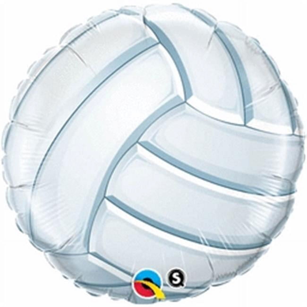 Qualatex 61070 18 in. Volleyball Flat Foil Balloon - Pack of 5 ...