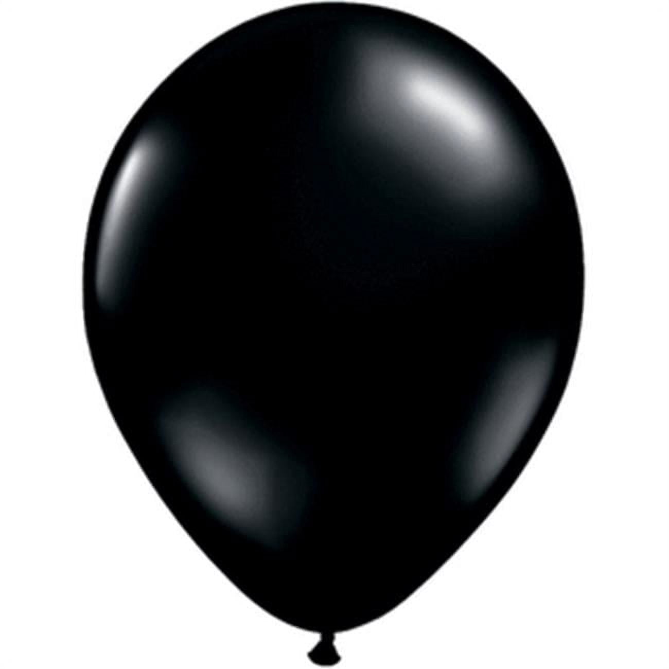 Qualatex 6233 11 in. Onyx Black Latex Balloon - 25 Count - Walmart ...