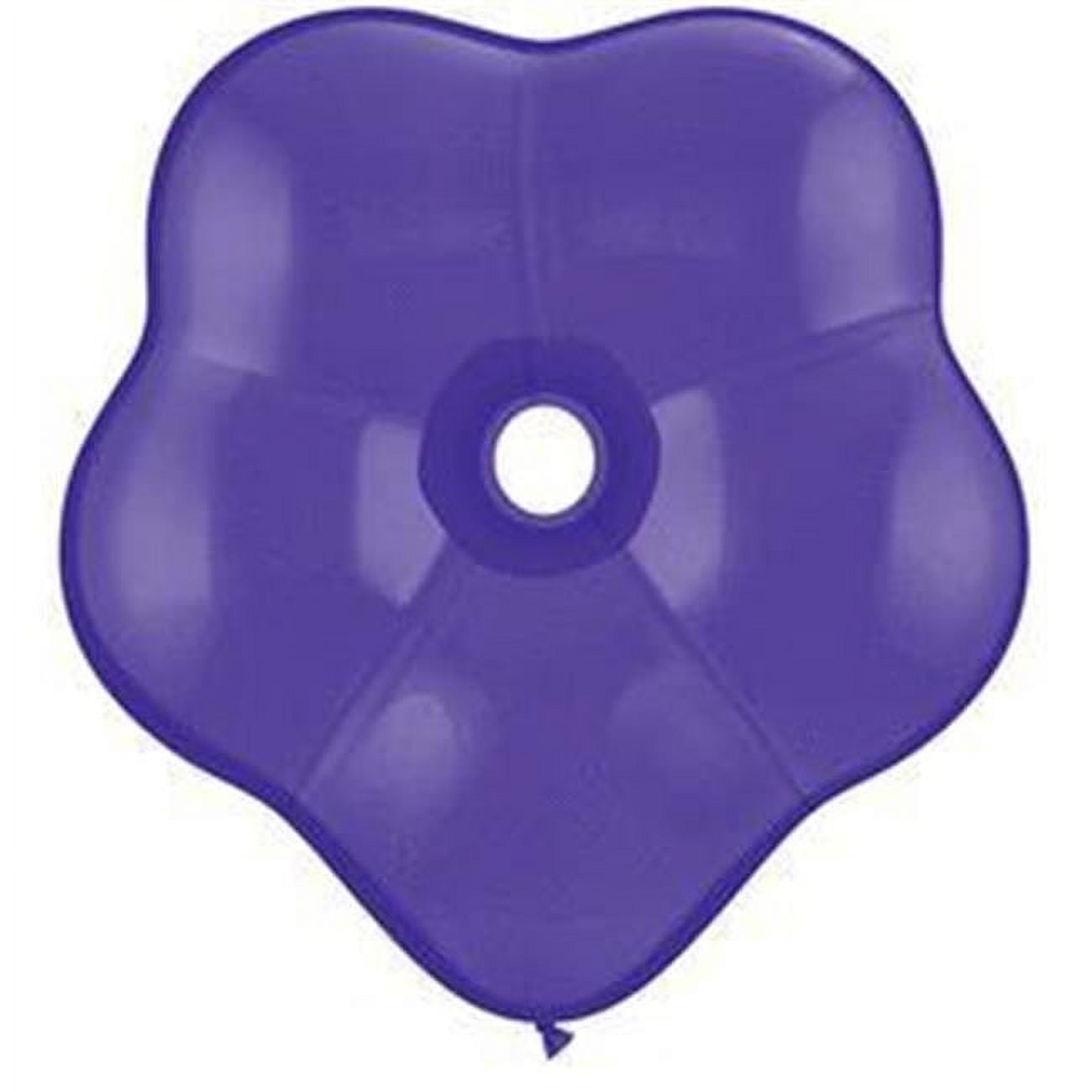 6" Geo Blossom Purple Violet Balloons, Pack/50 - Walmart.com