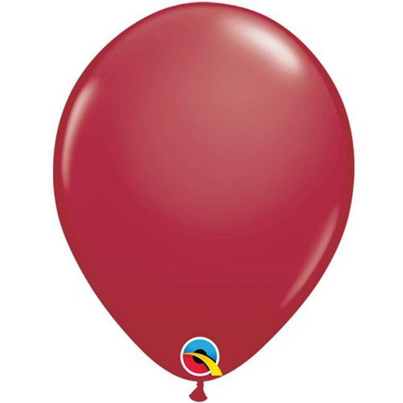 Qualatex 91184 11 in. Latex Balloon, Maroon - Walmart.com