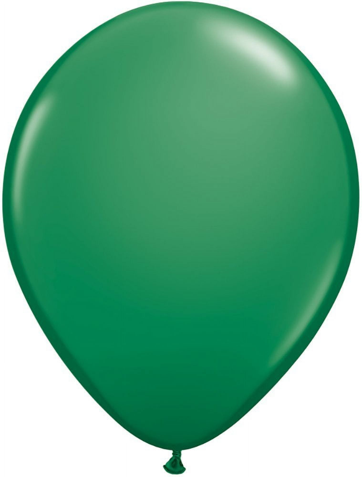 Qualatex Solid Color Standard Helium Quality 11" Latex Balloons, Green ...