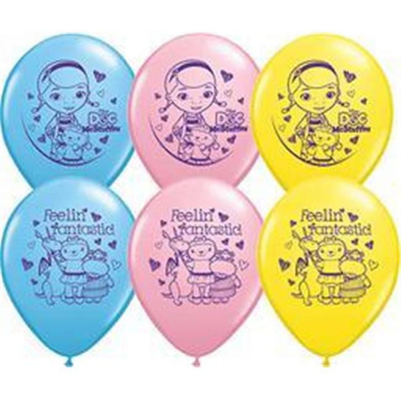 Qualatex pack of 25 Balloons 12 inch Doc Mcstuffins Latex Balloon ...
