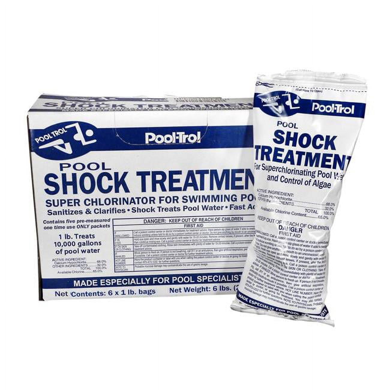 Qualco QPC55136 Pool Care 1 lbs Cal Hypo Shock - 6 per Case - Walmart.com