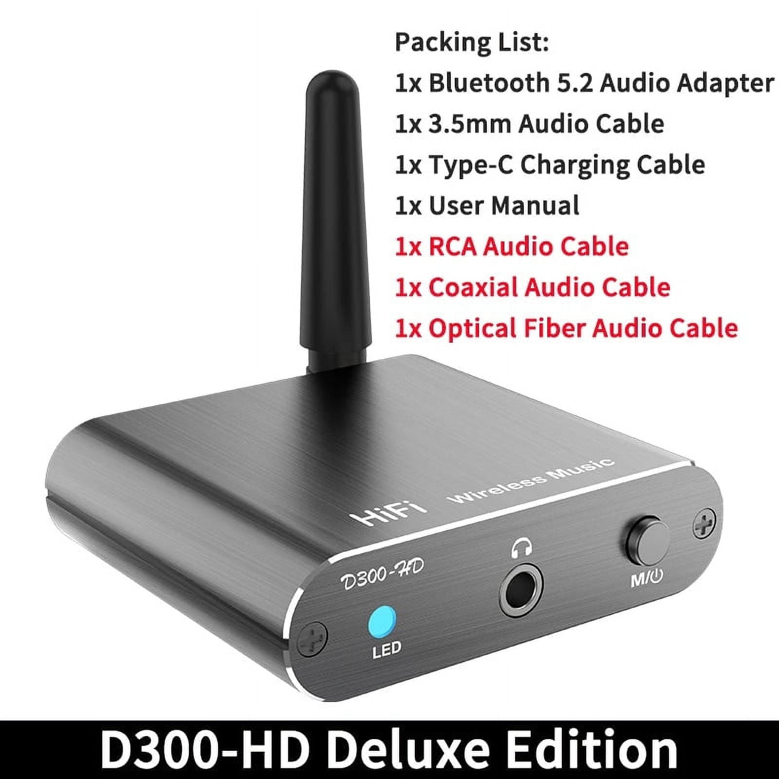 Qualcomm APTX-HD Bluetooth 5.2 Audio Receiver Hifi Stereo Music CD ...