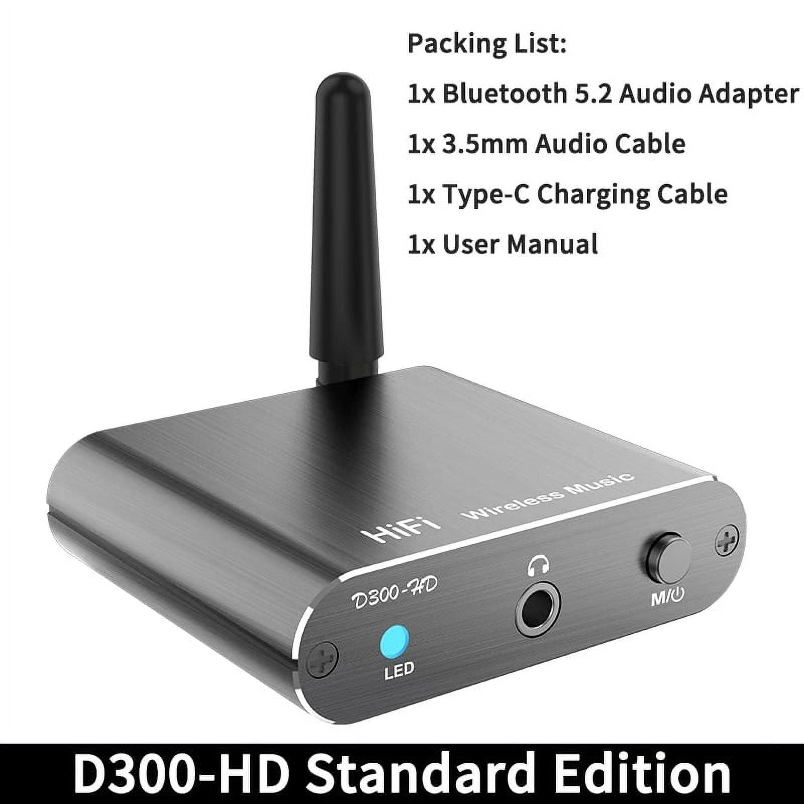 Qualcomm APTX-HD Bluetooth 5.2 Audio Receiver Hifi Stereo Music CD ...