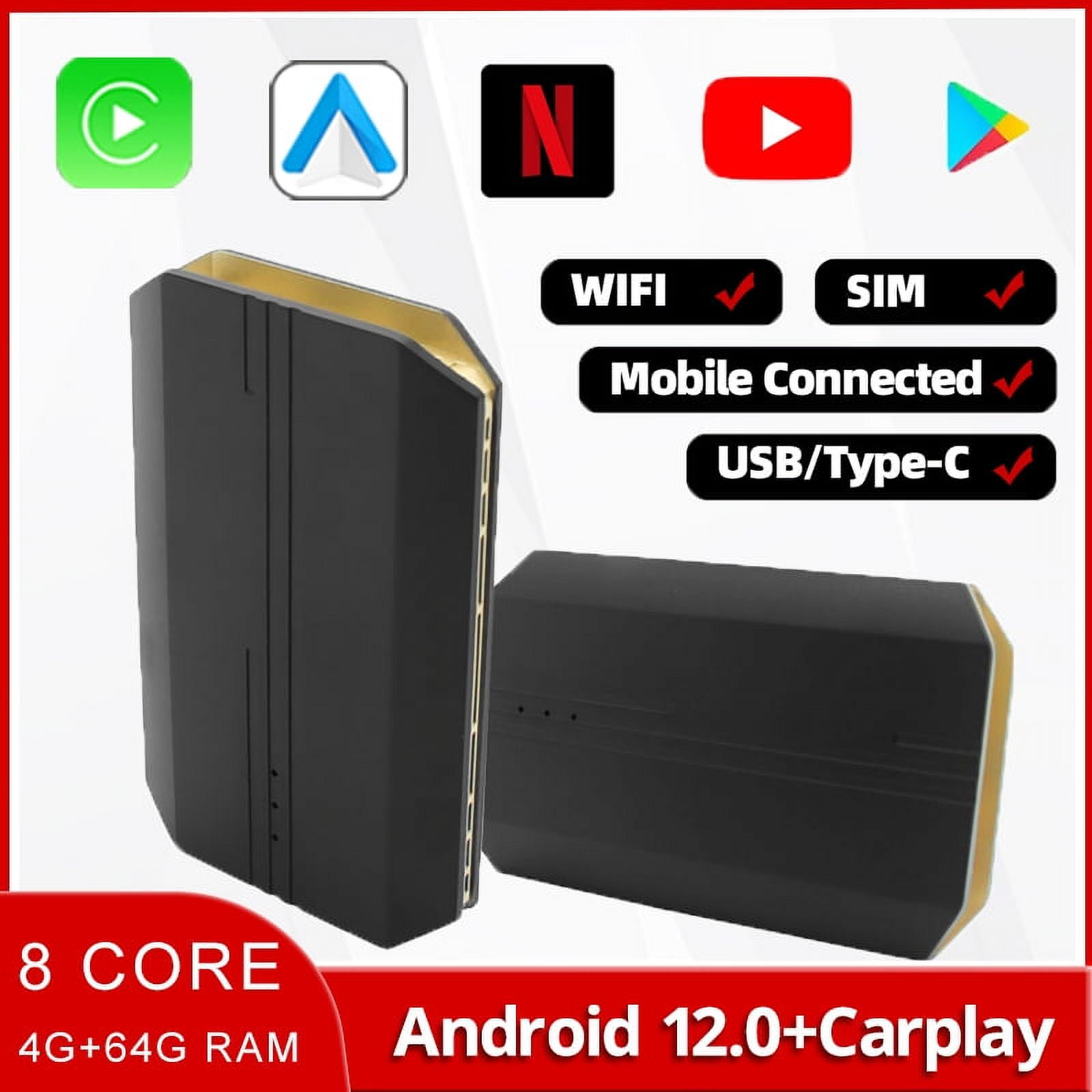 Qualcomm Android 8 Core CarPlay Android 10.0/Built in GPS Navigation ...