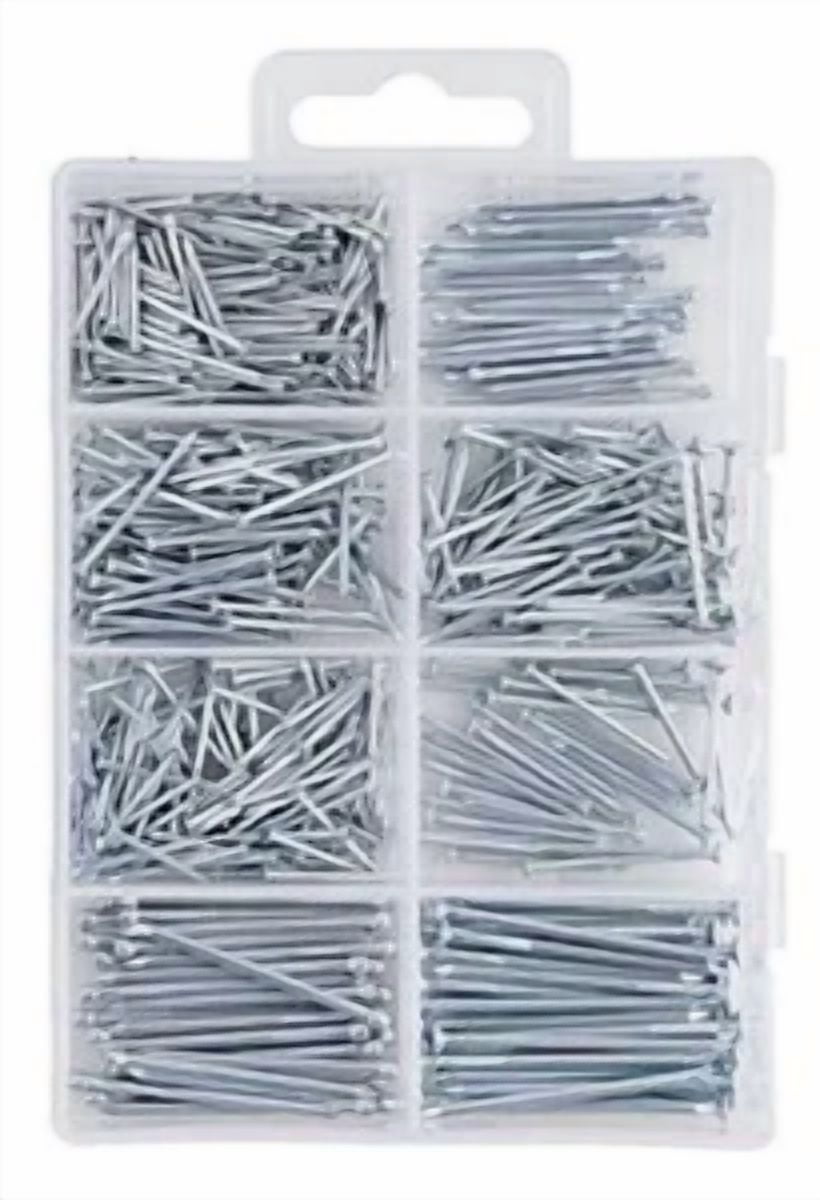 Qualihome Hardware Nail Assortment Kit, Includes Finish, Wire, Common ...