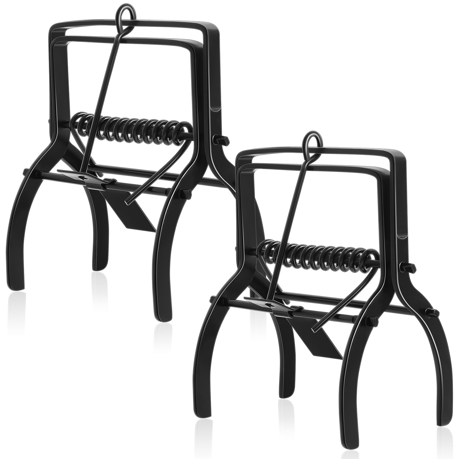 Qualirey 2 Pcs Mole Traps Vole Mole Traps Steel Mole Scissor Trap ...