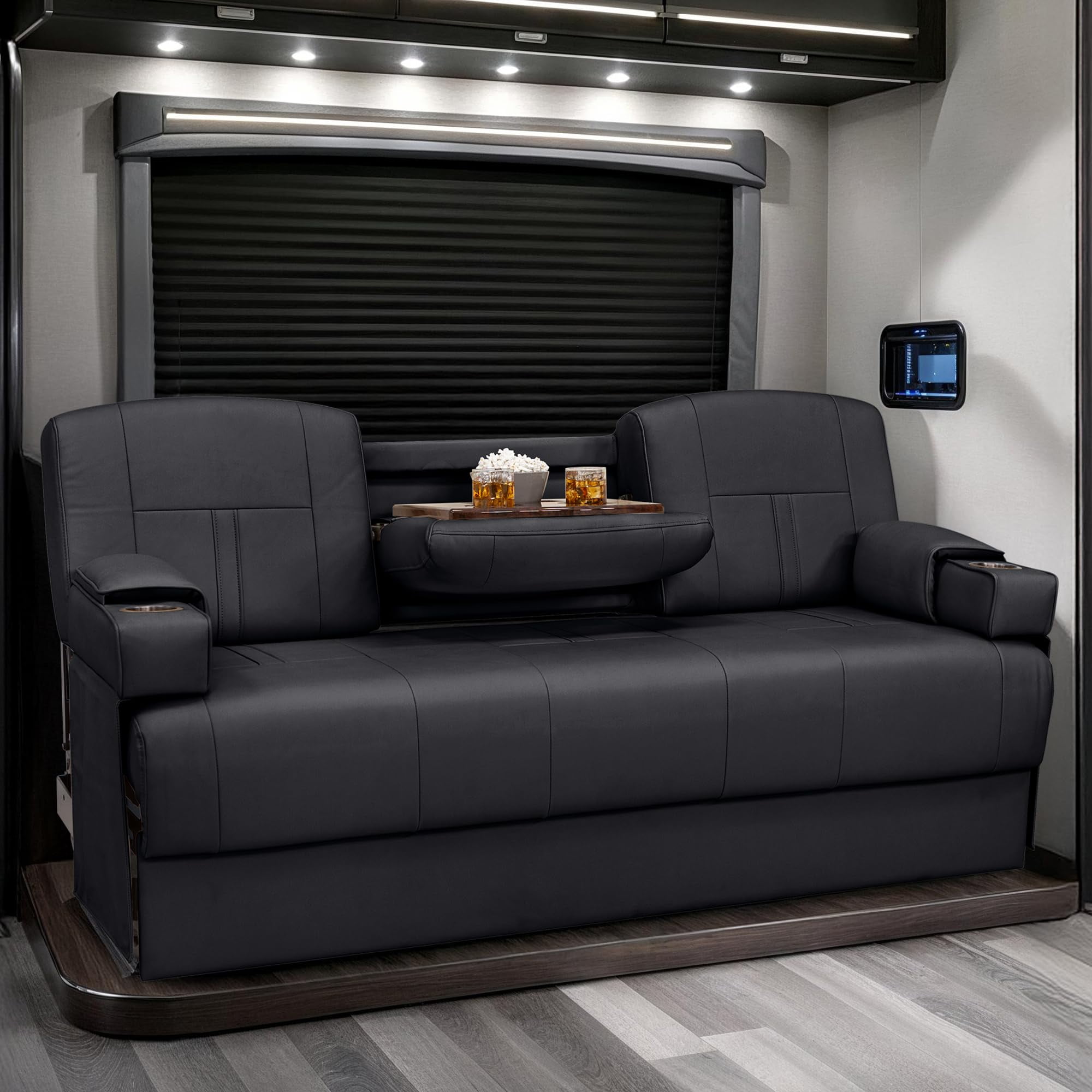 Qualitex Ethos Console SL RV Sofa Bed - 68" Wide - Bisque Ultimate ...