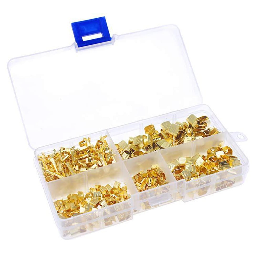 Quality 500PCS Brass Quick Crimp U-shaped Copper Buckle Terminal Set ...