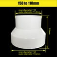 Quality ABS Ventilation Pipe Reducer Adapter for Easy Connections 100mm ...