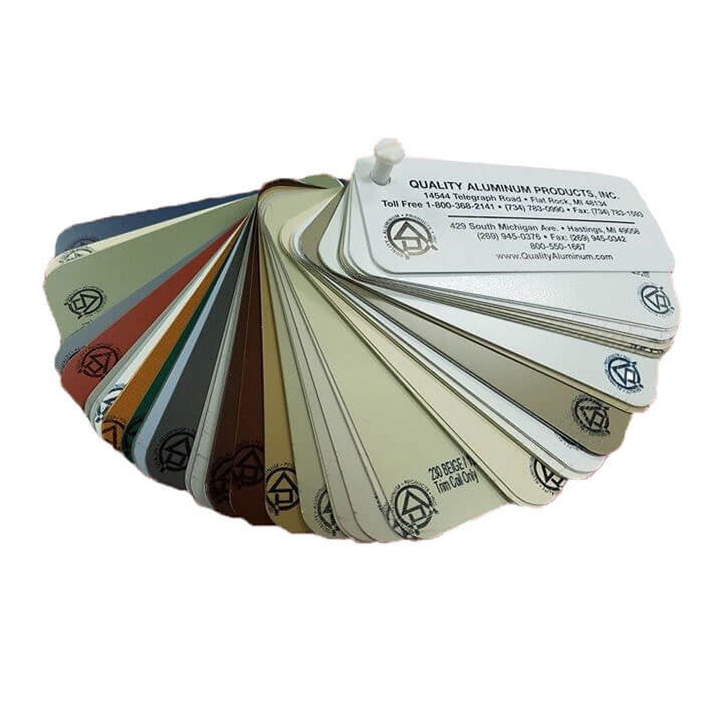 Quality Aluminum Gutter/Trim Coil Color Samples - Walmart.com