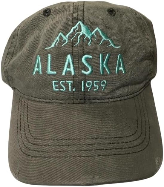 Quality Ball Cap Hat Alaska Baseball Cap Adjustable Summit Mountain ...