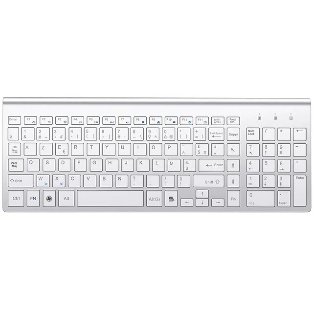 Quality Business Wireless Keyboard Ultra Slim 2.4G Silent Compact ...