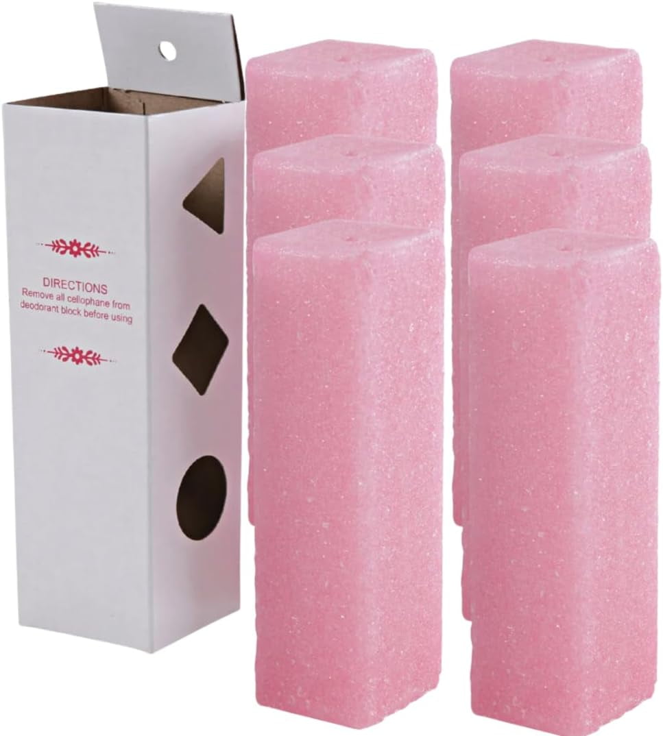 Quality Chemical Deodorizing Para Wall Blocks, Pink, Cherry - six wall ...