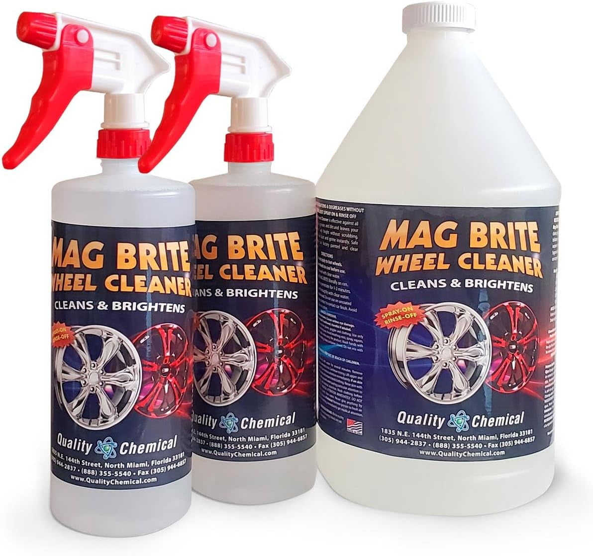 Quality Chemical Mag Brite/Acid Wheel and Rim Cleaner/Wheel and Tire ...