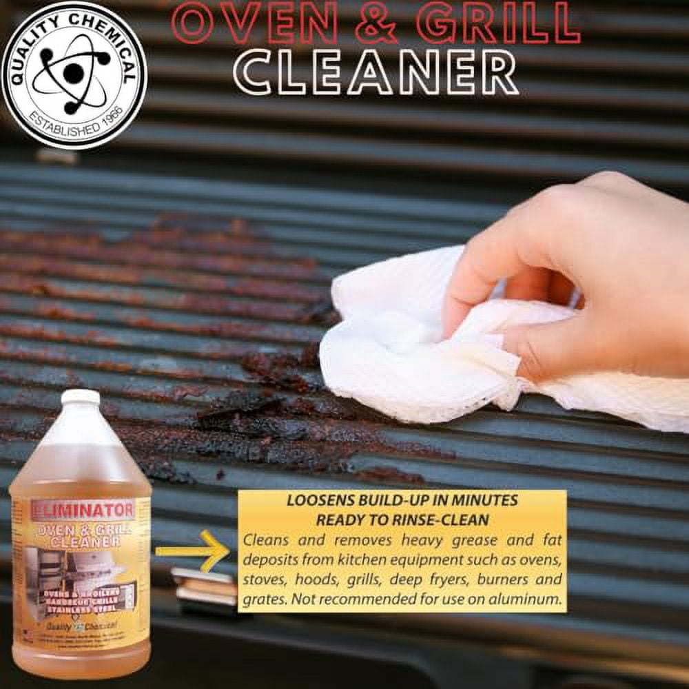 Quality Chemical Oven Cleaner & Grill Cleaner - Heavy-Duty/Fast Acting ...