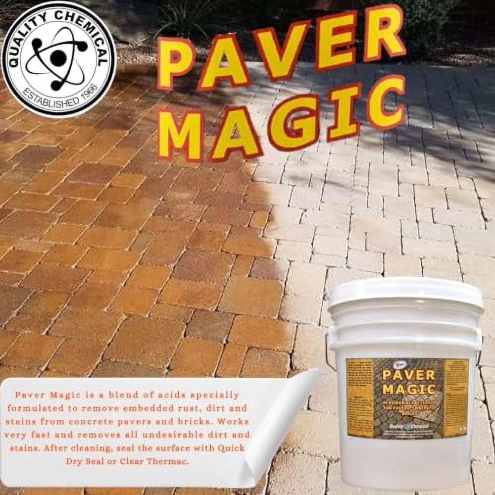 Quality Chemical Paver Magic - High Power Concrete, Brick and Paver ...