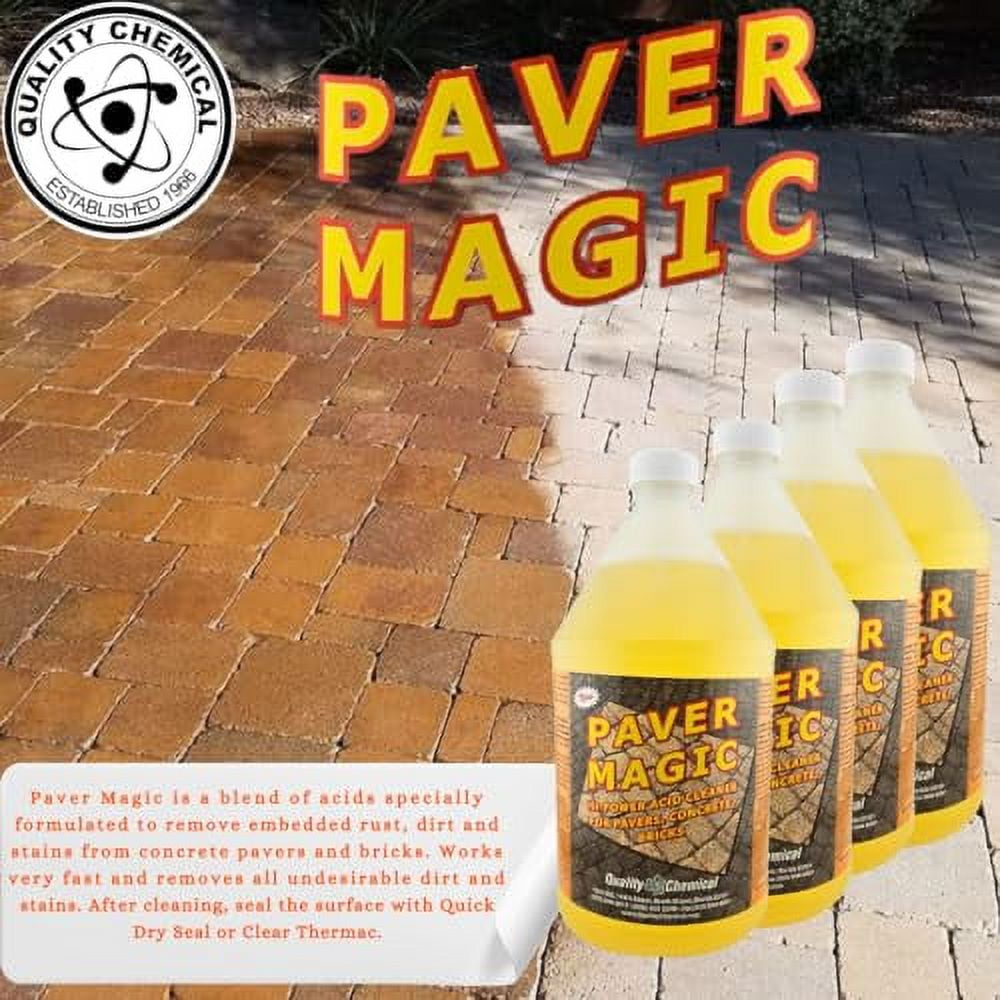 Quality Chemical Paver Magic - High Power Concrete, Brick and Paver ...