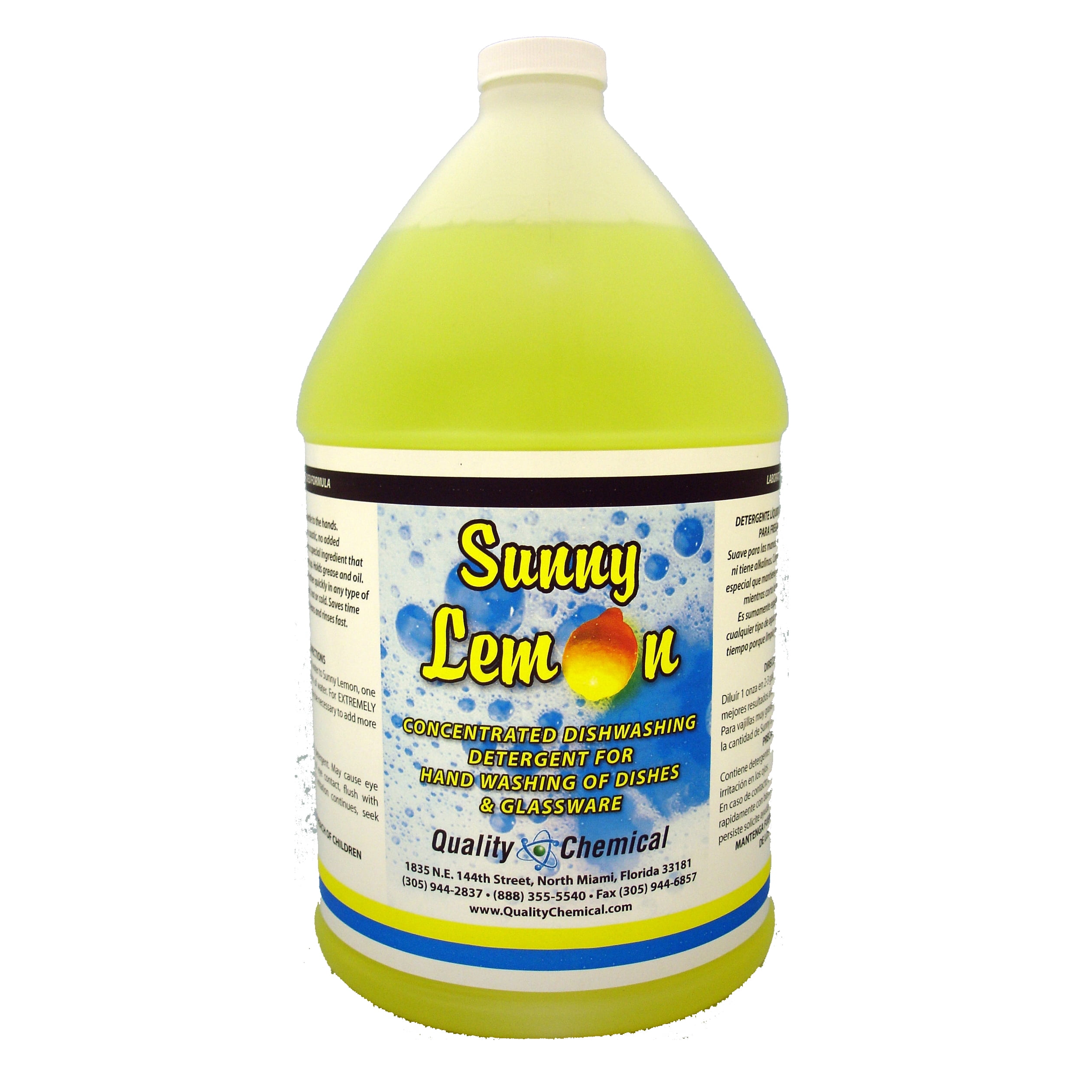 Quality Chemical / Sunny Lemon Liquid Dishwash / Lemon Scented / 1 ...