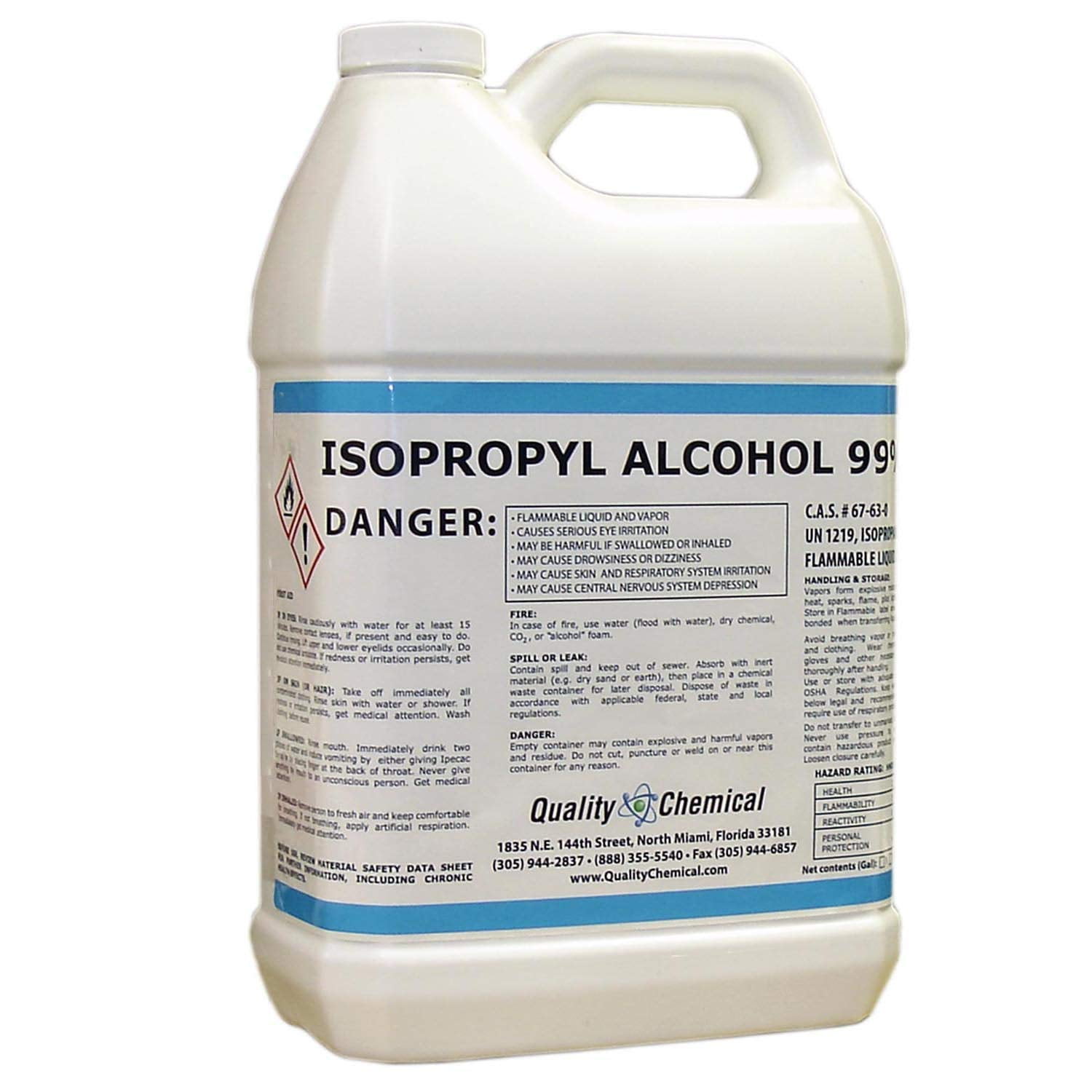 Quality Chemical - Super Premium - 99.9% Pure Isopropyl Alcohol (IPA ...