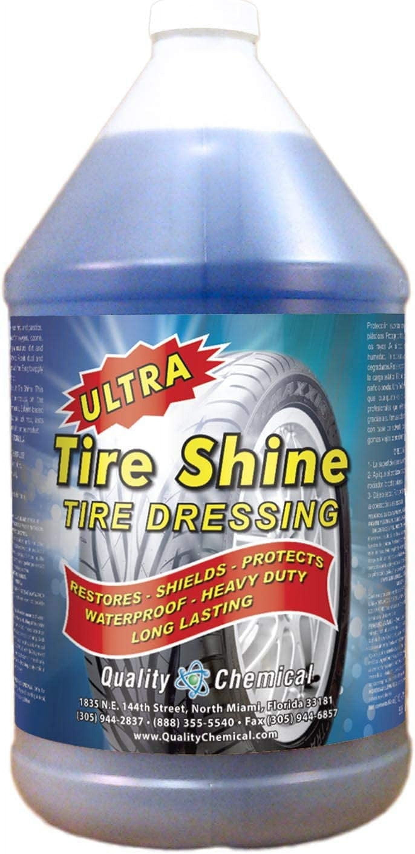 Quality Chemical Ultra Tire Shine Solvent-Based Tire Dressing / 1 Gallon (128 oz.) - Walmart.com
