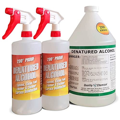 Quality Chemical's Denatured Alcohol 200-Proof Ethyl Alcohol - for ...