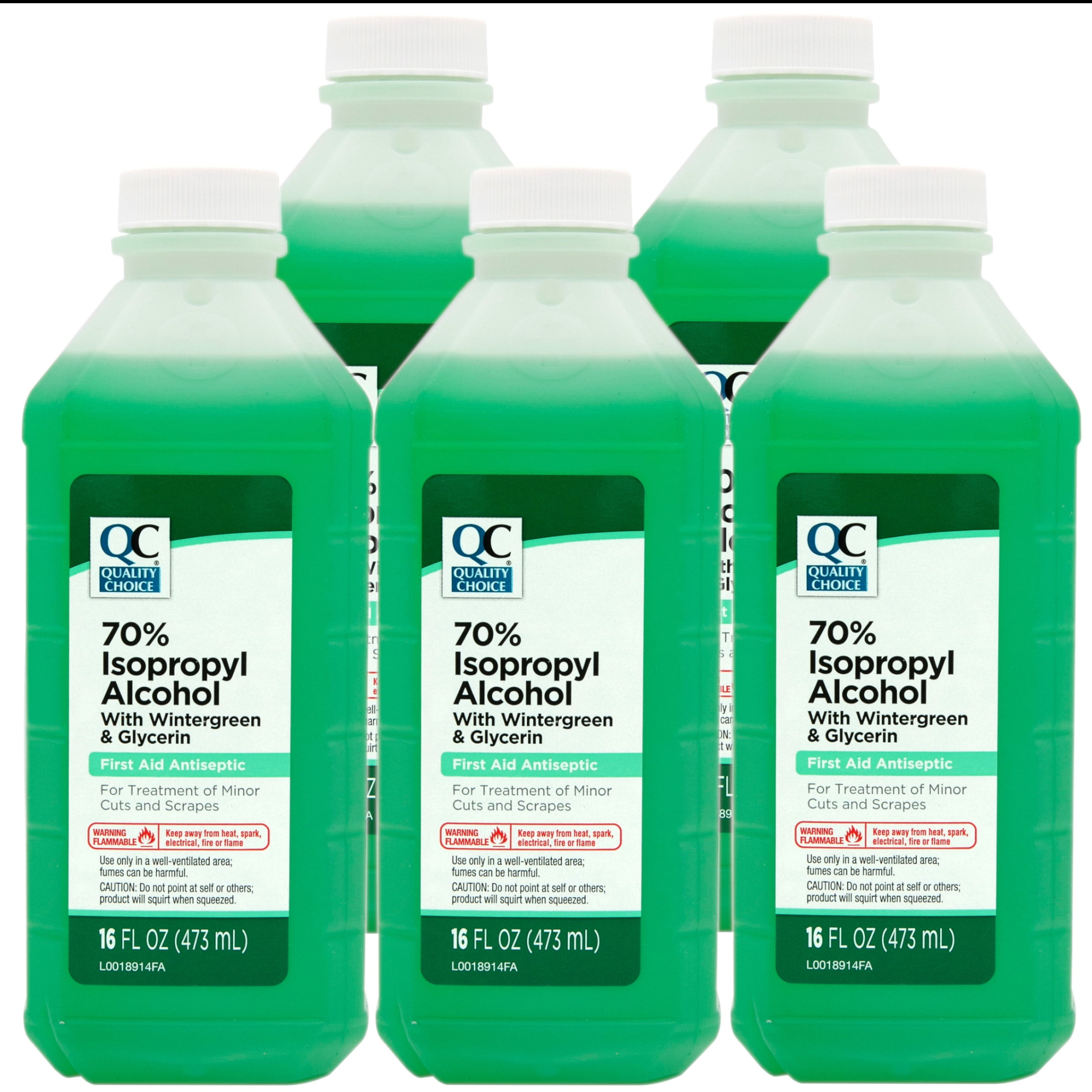 Quality Choice 70% Isopropyl Alcohol First Aid Antiseptic with ...