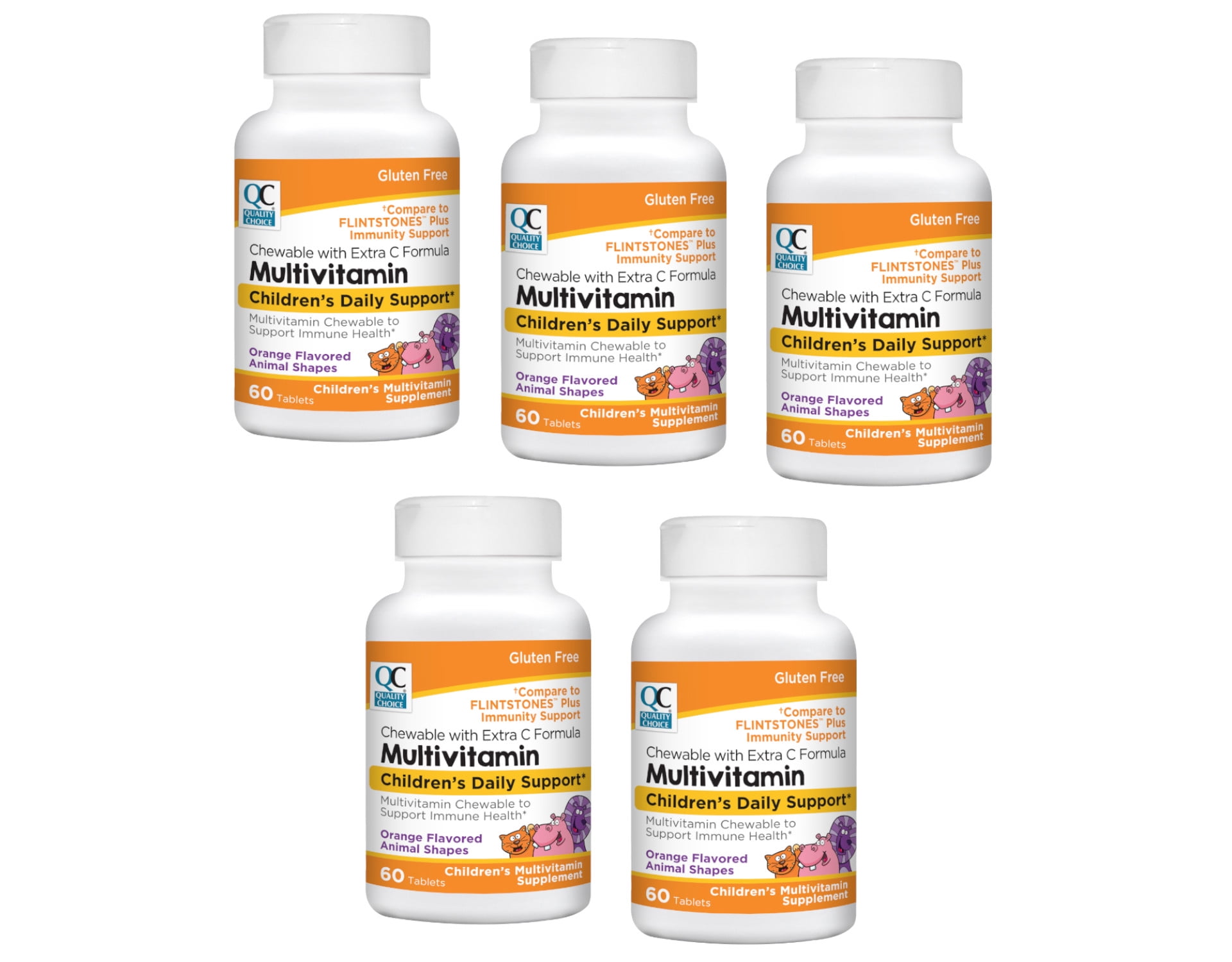 Quality Choice Chewable Multivitamin with Extra C Formula Children's ...