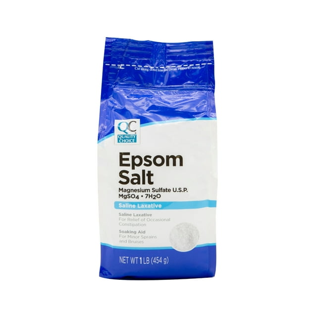 Quality Choice - Epsom Salt - 1 lb. HSA/FSA Eligible - Walmart.com