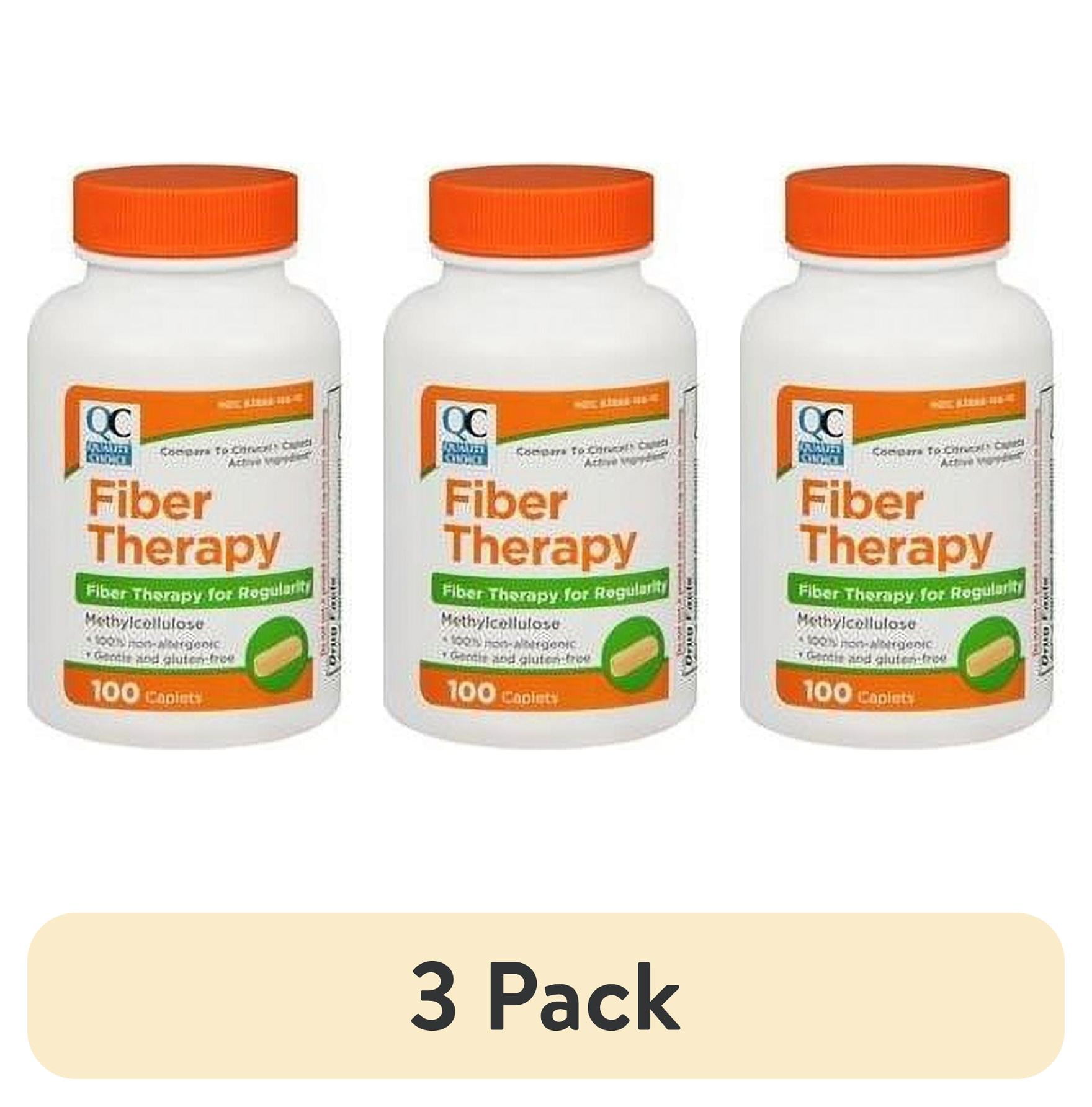 (3 pack) Quality Choice Fiber Therapy for Regularity Methylcellulose ...