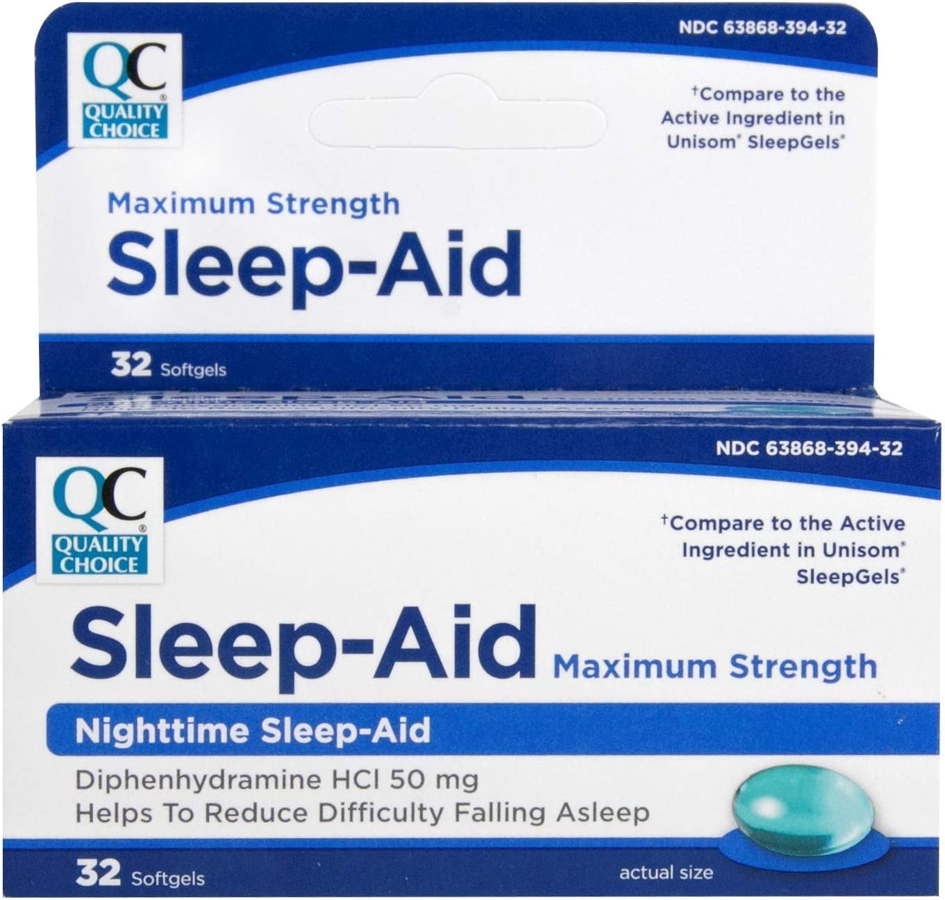 Quality Choice Max Strength Sleep Aid, Nighttime Sleep Aid ...