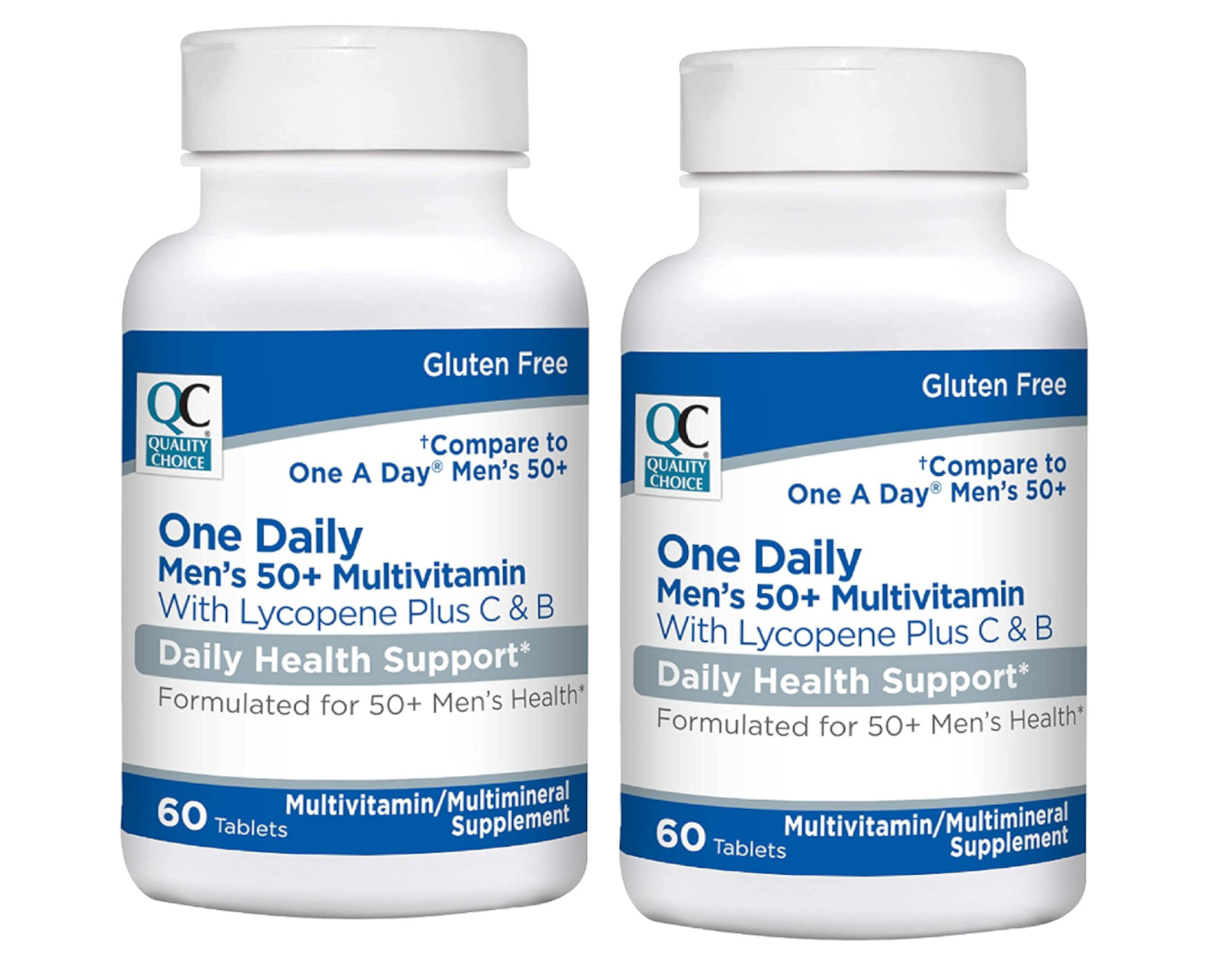 Quality Choice One Daily Men's 50+ Multivitamin with Lycopene Plus C ...
