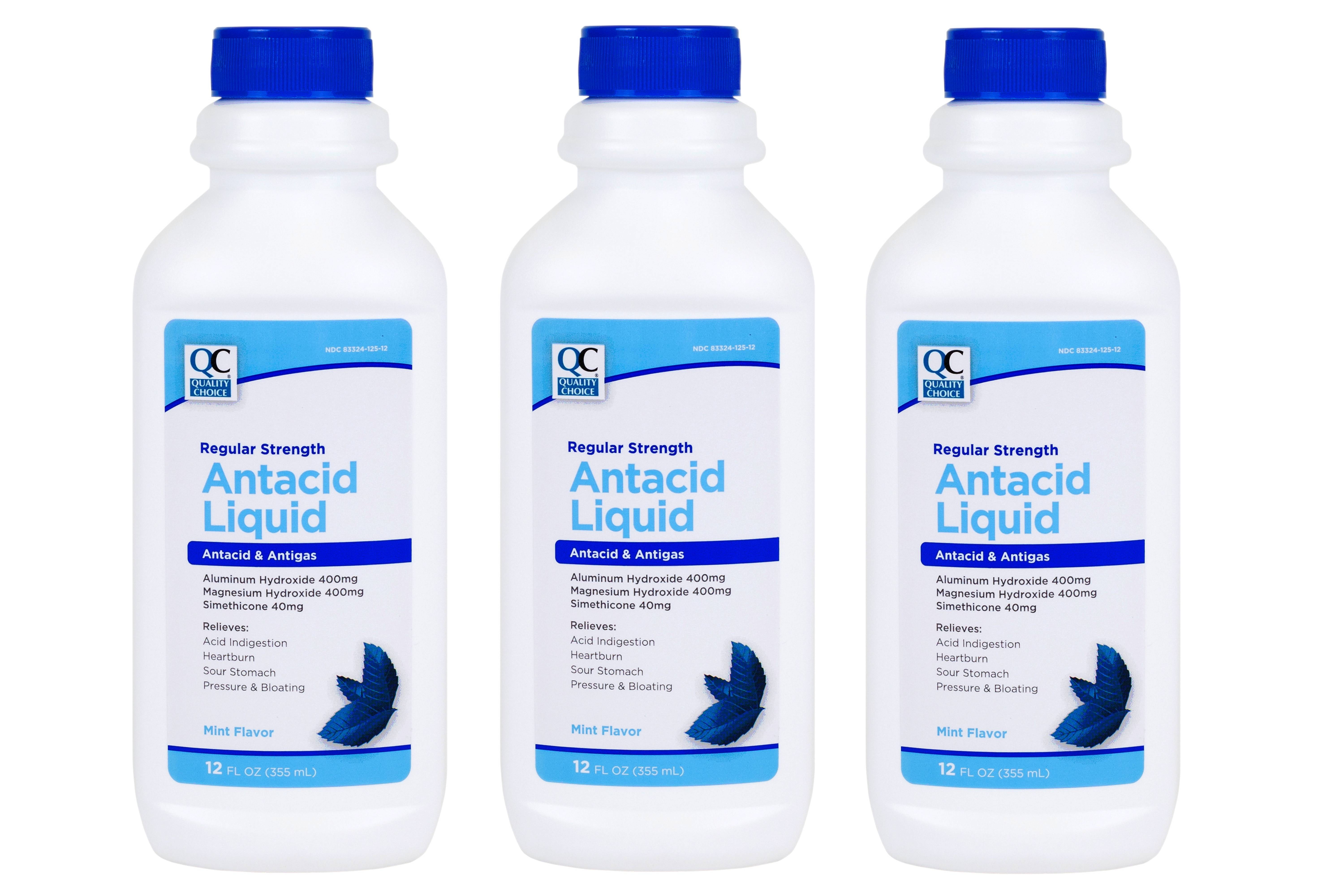 Quality Choice Regular Strength Antacid Liquid, Relieves Heartburn ...