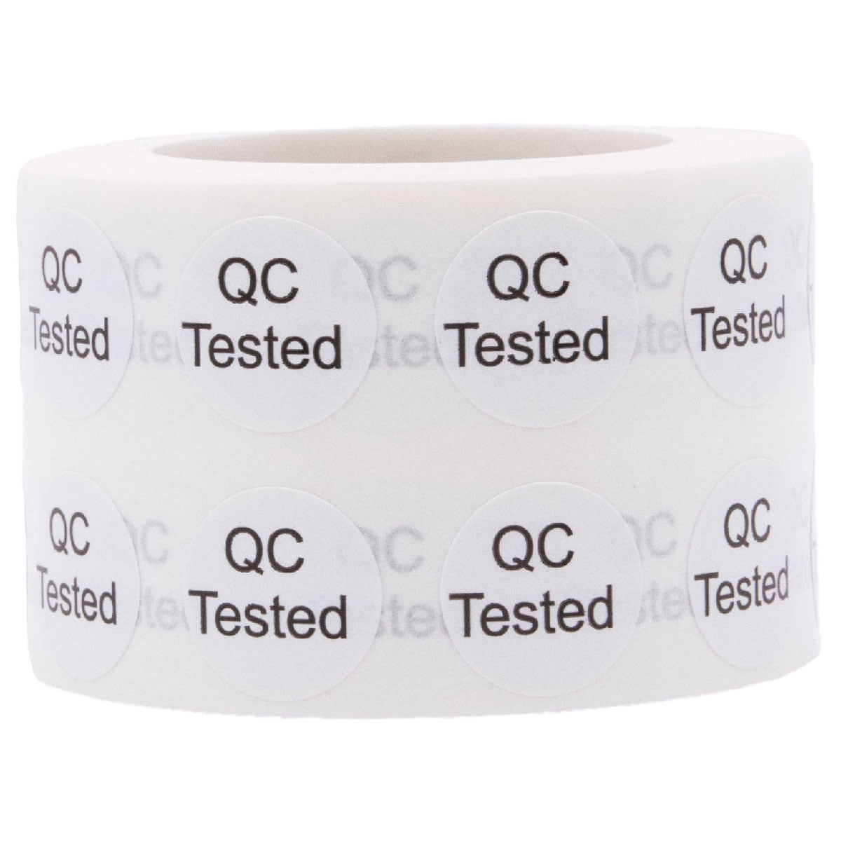 Quality Control QC Tested Stickers | 0.5" Inch Round | 1000 Pack ...
