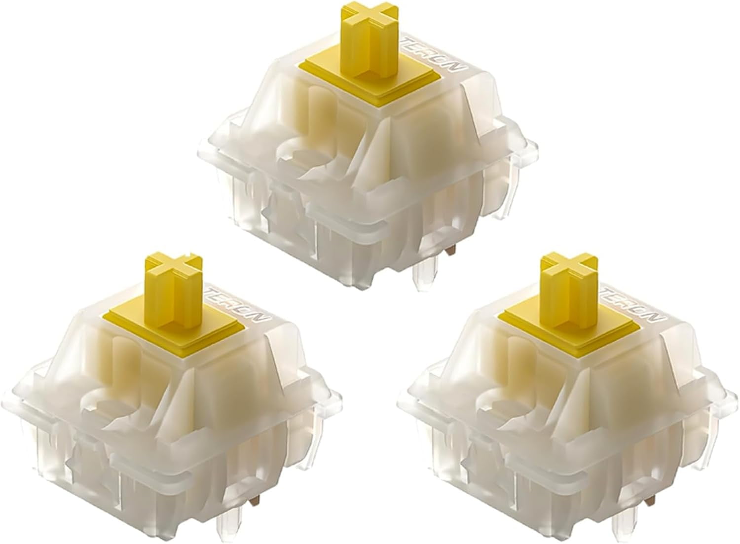 Quality]:GATERON Milky Yellow PRO V2 meachanical keyboard switches,Both ...
