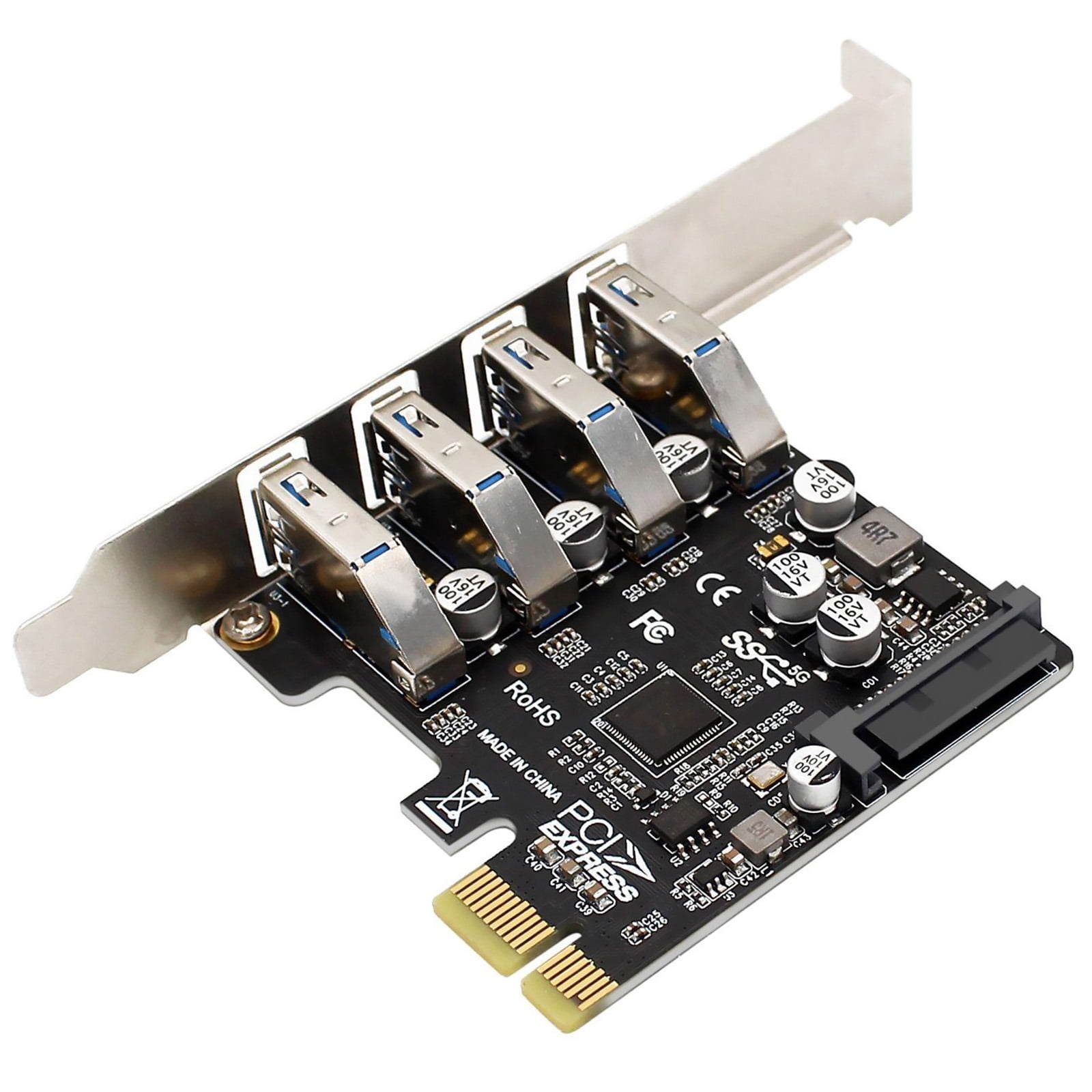 Quality Gold Plated USB 3.0 PCI-E Expansion Card Built-in Power Module ...