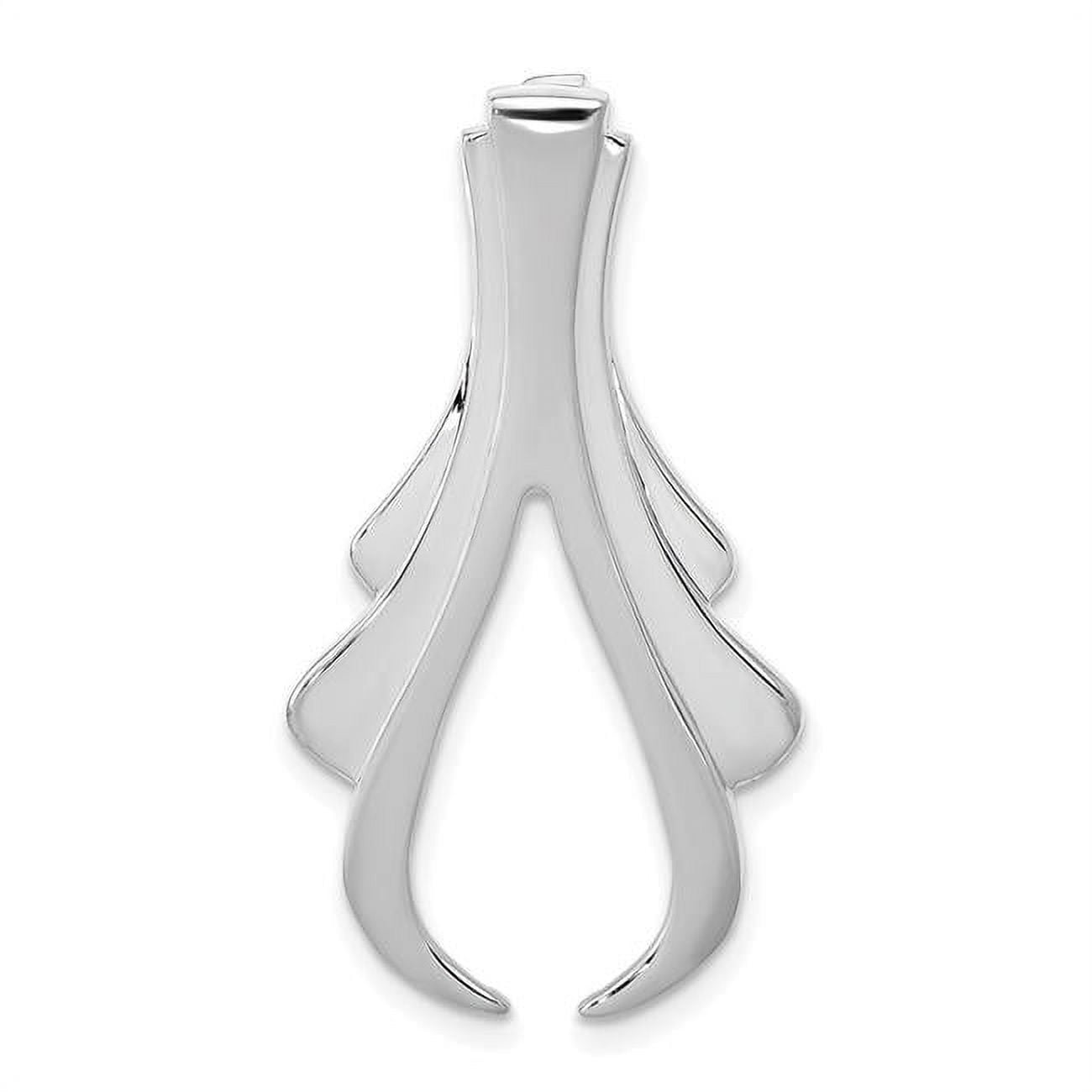 Quality Gold SLW255 6 mm 14K White Gold Fits Reg, 8 mm Fancy Omega ...