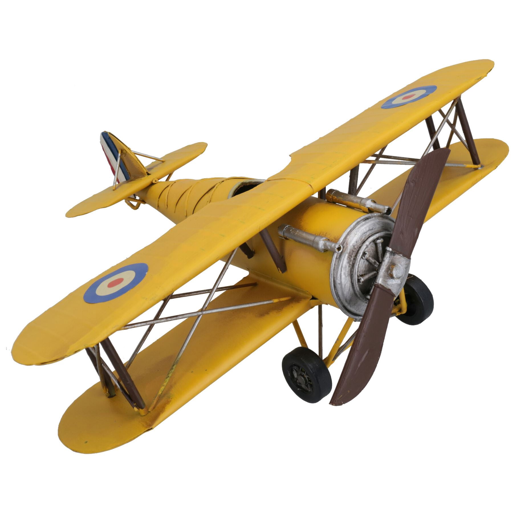 Quality Historical Metal Vintage British Biplane Metal Model Replica ...