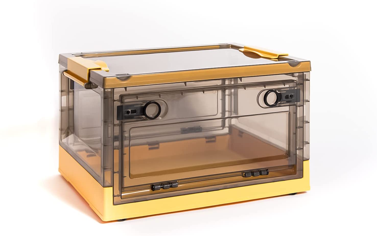 Quality Home Easy Tidy Stackable Side Opening Collapsible Storage Box ...