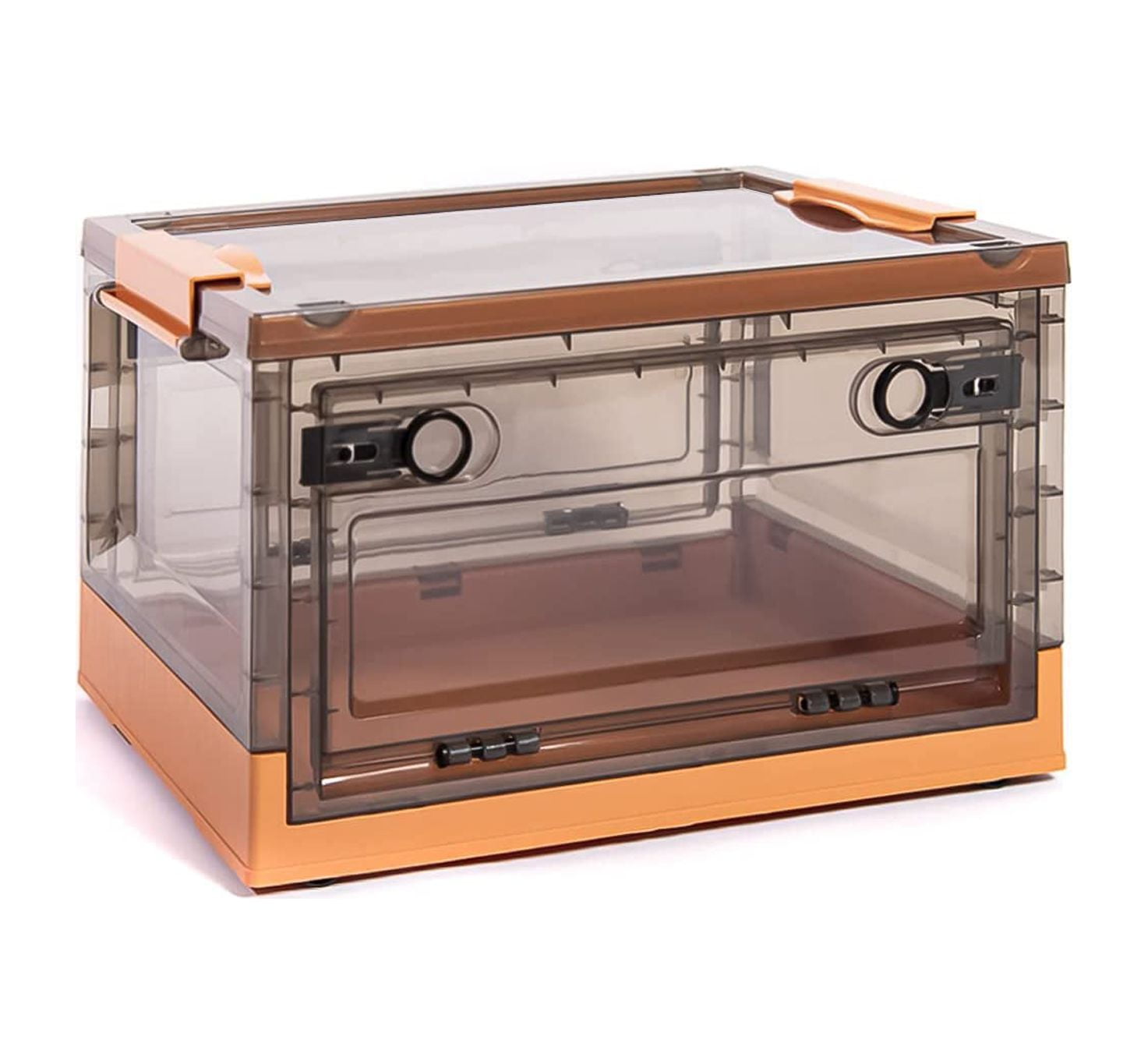 Quality Home Easy Tidy Stackable Side Opening Collapsible Storage Box ...