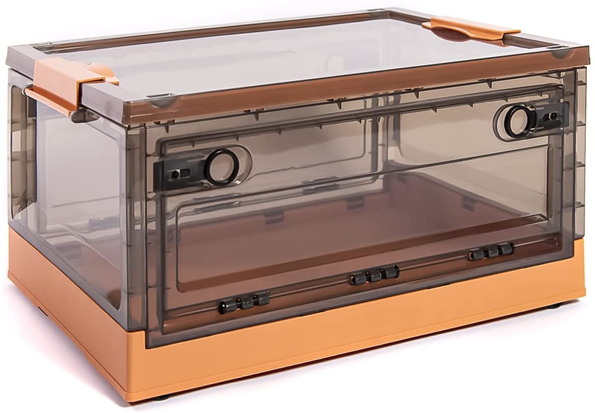 Quality Home Easy Tidy Stackable Side Opening Collapsible Storage Box ...