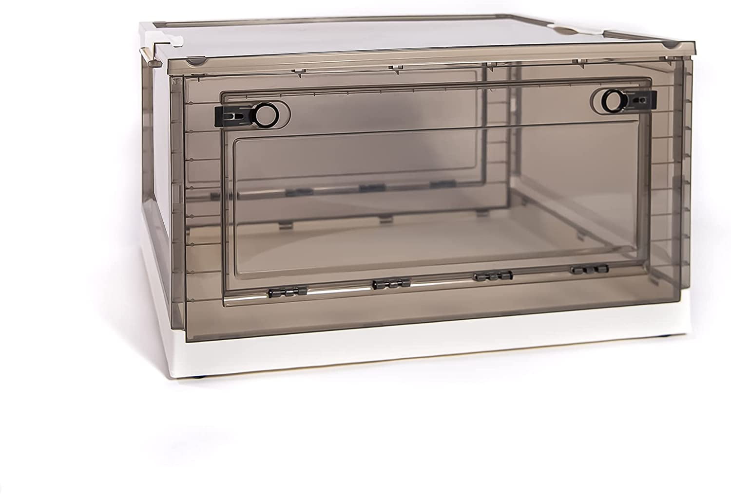 Quality Home Easy Tidy Stackable Side Opening Collapsible Storage Box ...