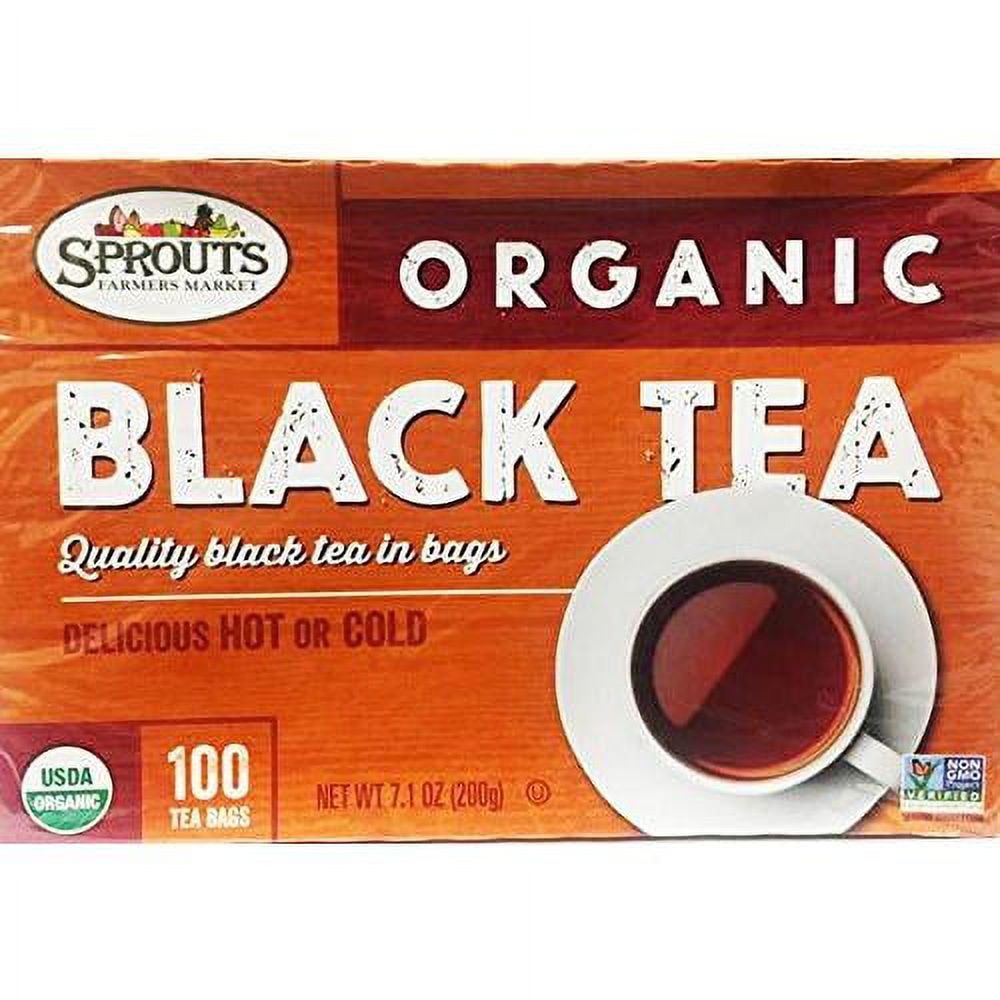 Quality Hot Or Cold Organic Tea Bags 100 (Black Tea) - Walmart.com