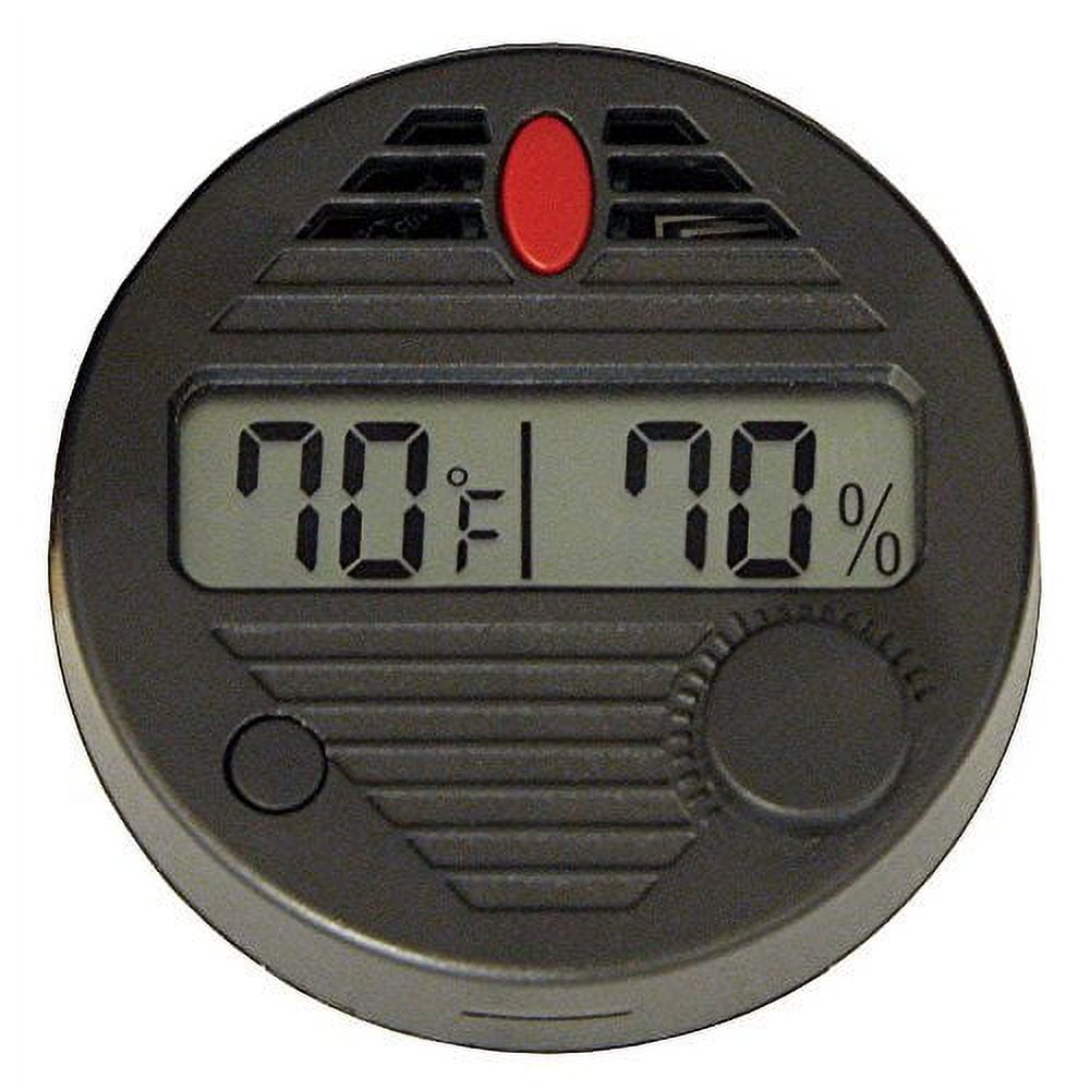 Quality Importers HygroSet II Round Digital Hygrometer for Humidors ...