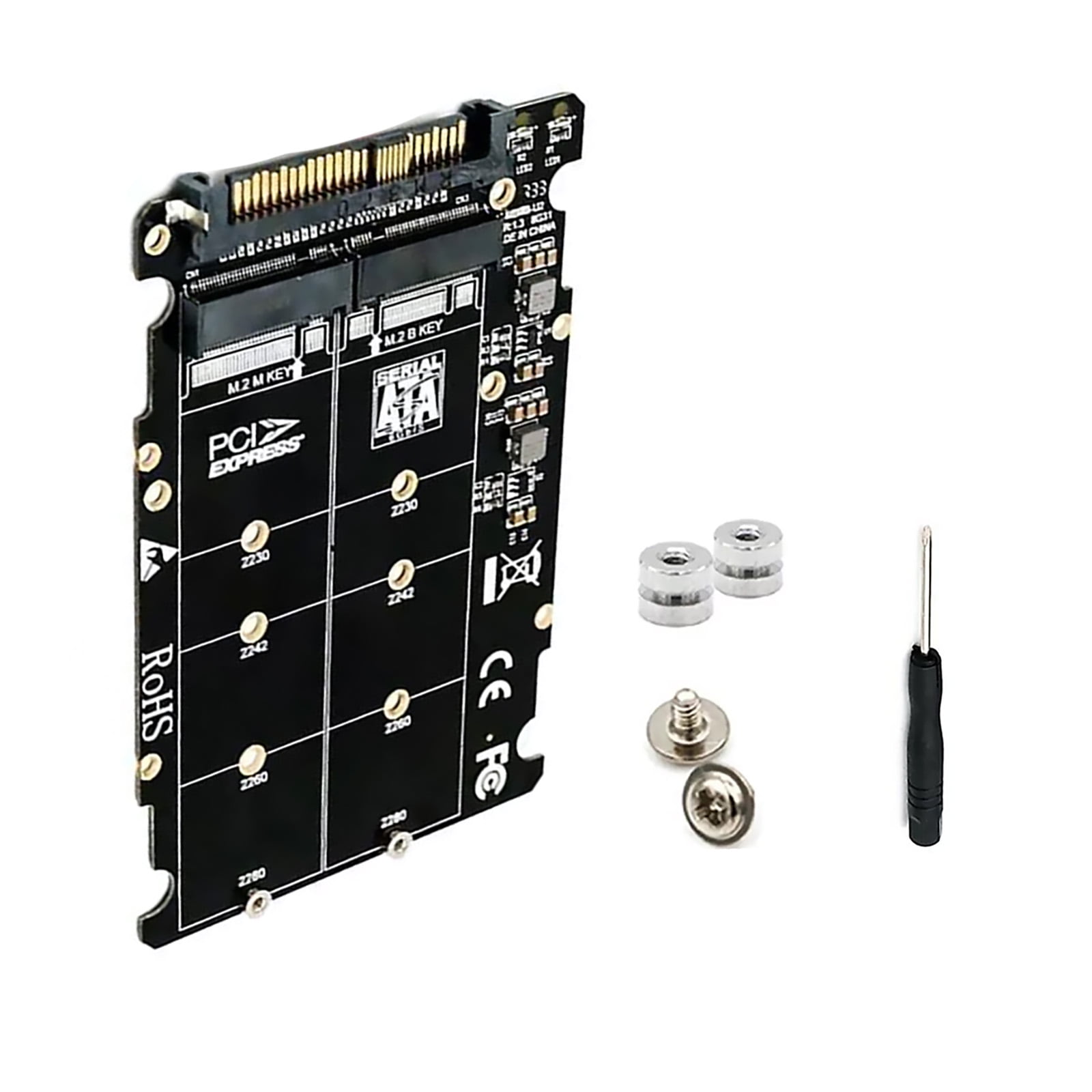 Quality M.2 to U.2 Riser Card Supports 2x SSDs, NVME & SATA for ...