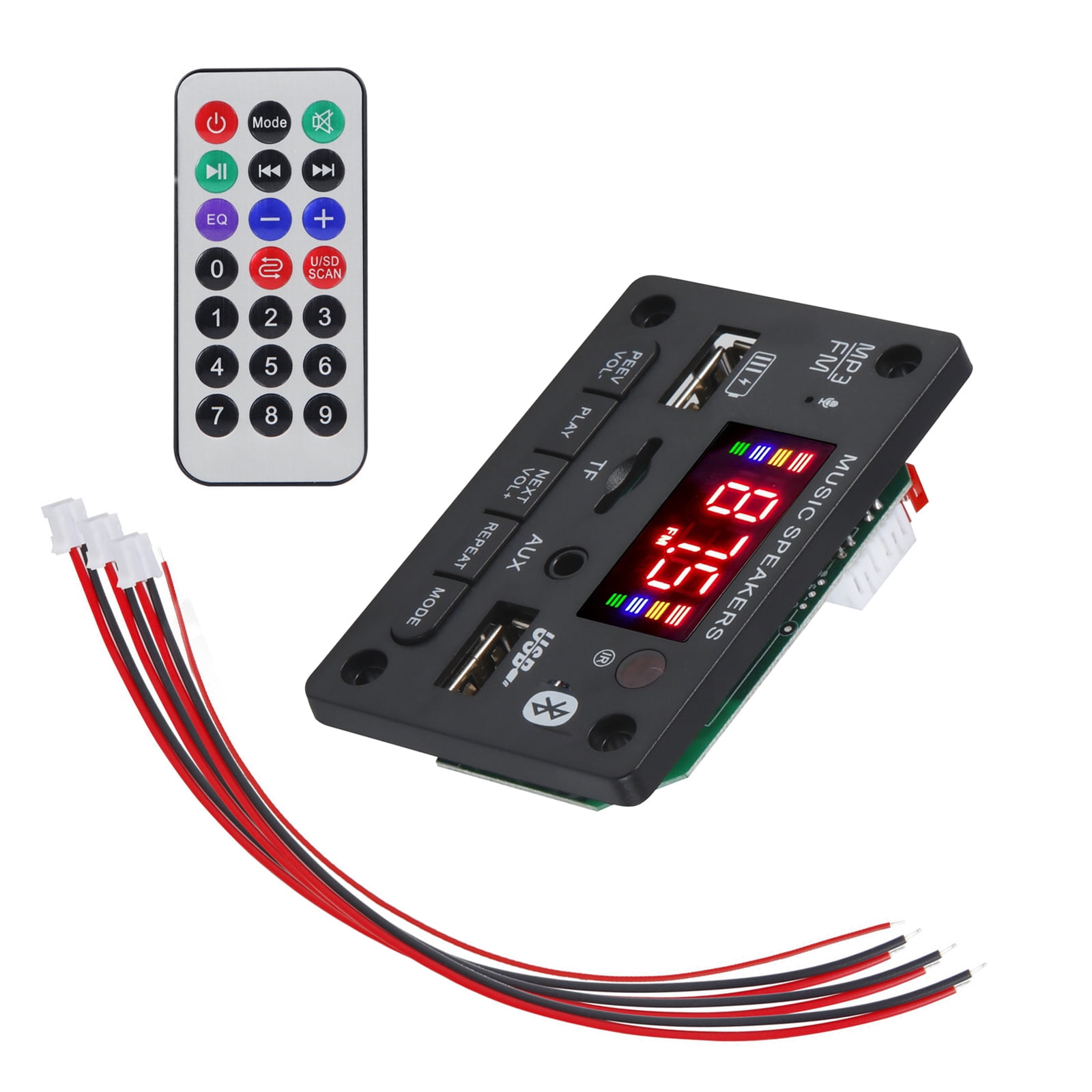 Quality MP3 Decoder with Remote Control and FM Radio for Enhanced Music ...