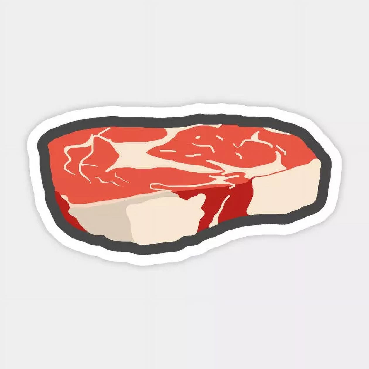 Quality Meaty Steak Beef Lifestyle Bumper Sticker Vinyl Wall Bottle ...